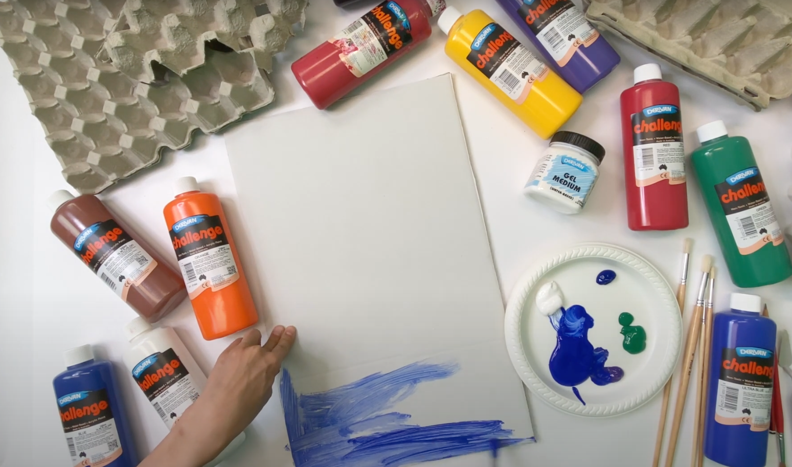 Egg carton project | easy art for kids | video