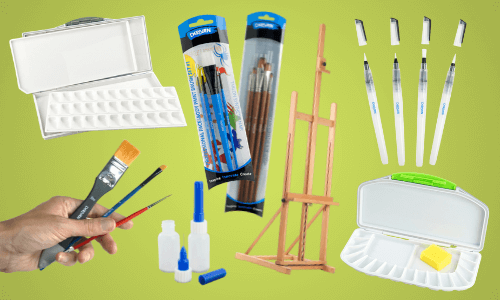 Paint Brush Sets | Acrylic, Gouache & Watercolour Brushes