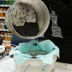 Clean Up Acrylic Paint with Flocculation Medium