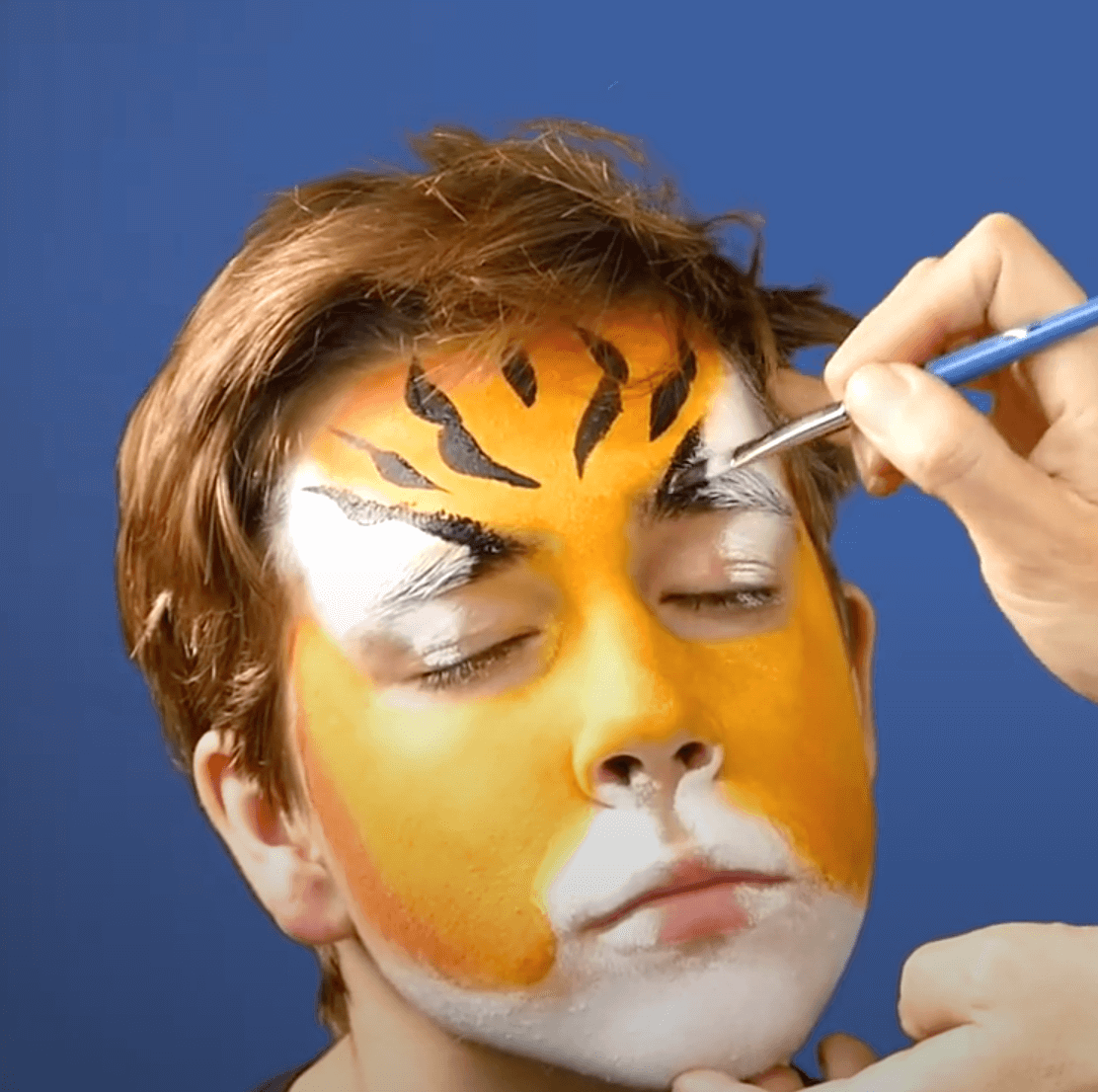 Face paint tiger design | bonus video included