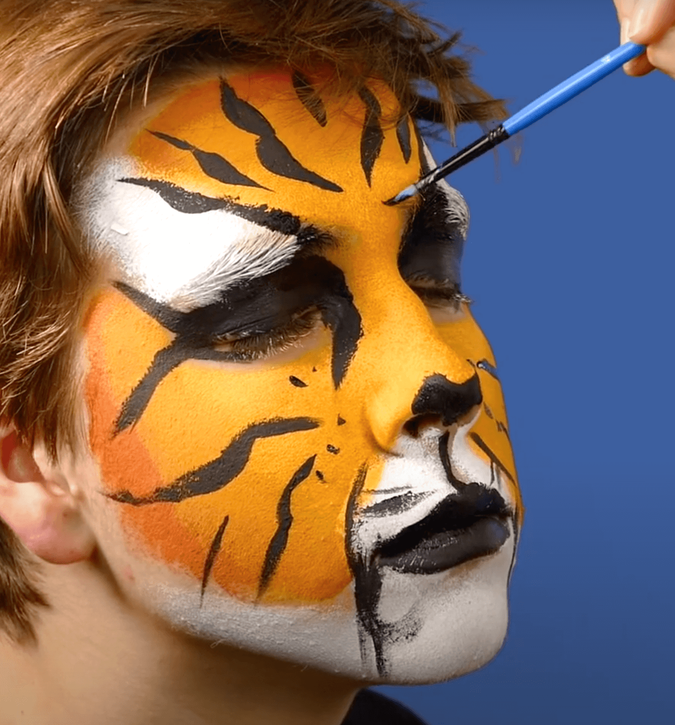 Face paint tiger design | bonus video included