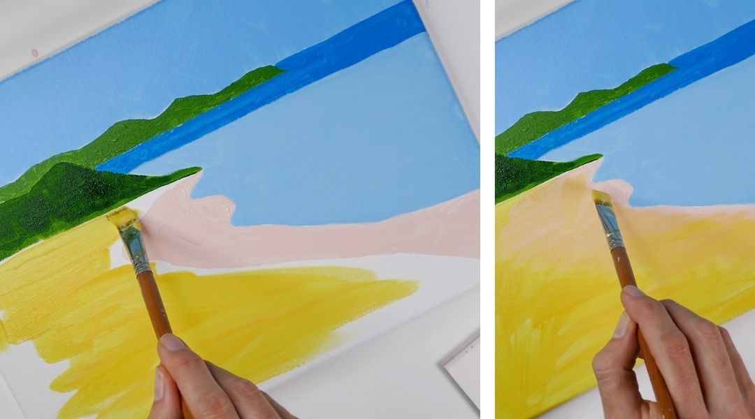 Learn how to paint a landscape in easy steps