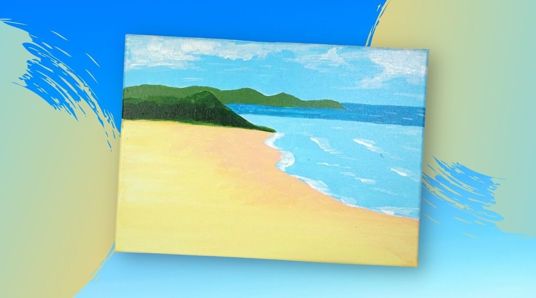 Learn how to paint a landscape in easy steps