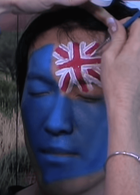 Face paint Australian flag | bonus video included