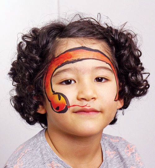 How to Paint a Snake Face | Easy Face Paint Design
