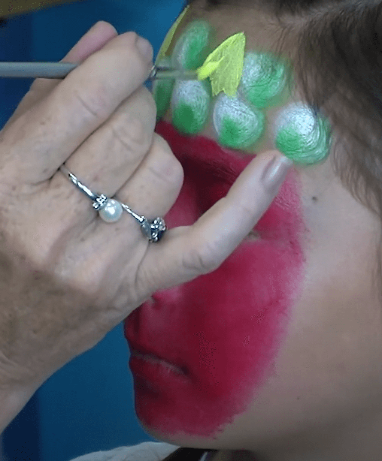 Face paint Japanese design | with bonus video