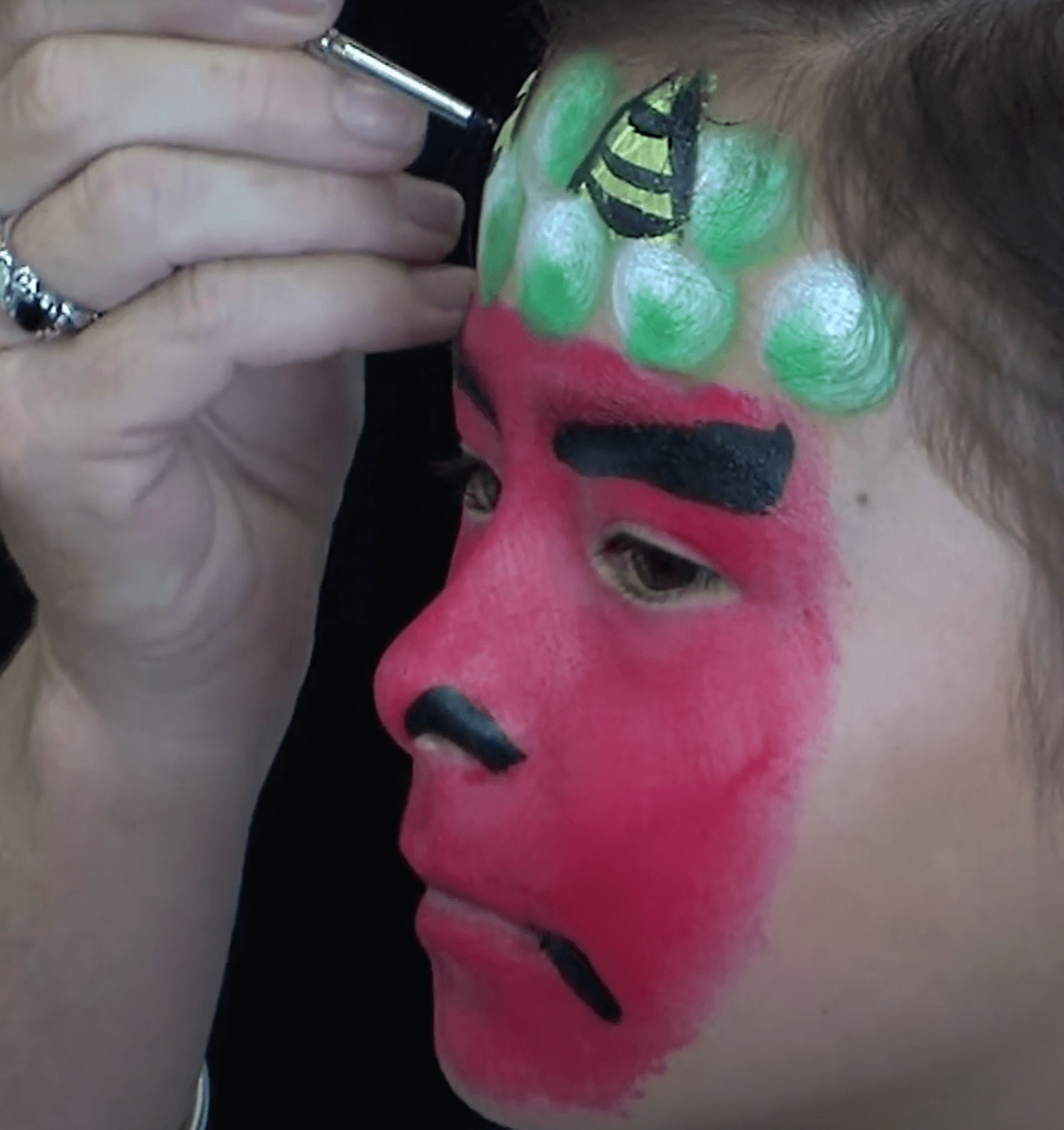 Face paint Japanese design | with bonus video