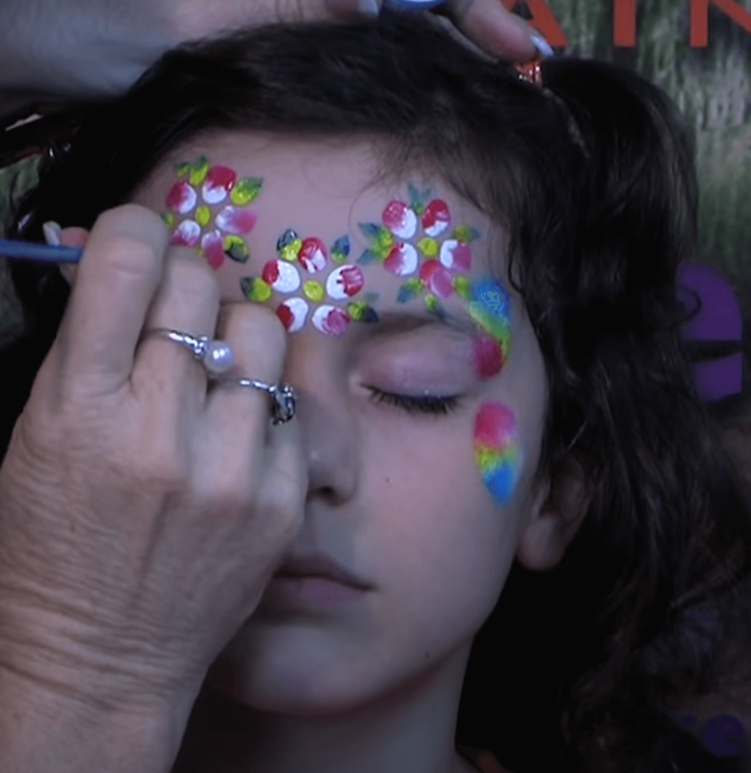 Face paint tiara design | bonus video included