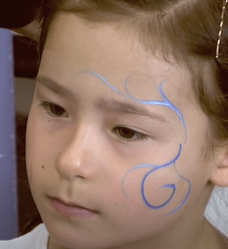 Face paint cherry blossom design | bonus video